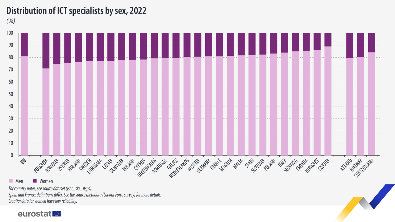 The number of ICT workers in the EU rose in 2022 | CDE Almería - Centro ...